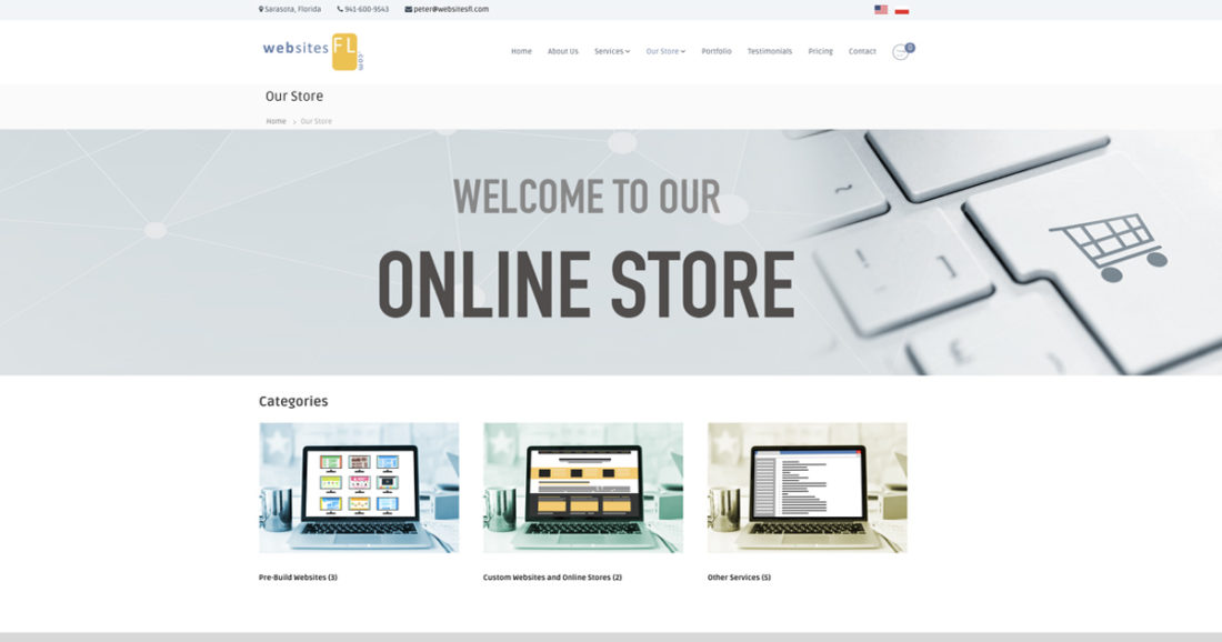 Online Store - Sarasota Web Design and PHP Programming | Website Design ...